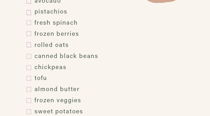 The $50, dietitian-approved grocery list that opens the door for so ...